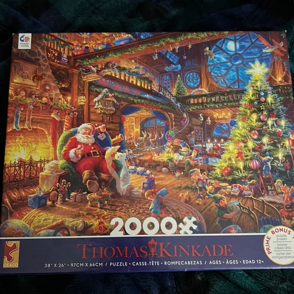 Thomas Kinkade | Holiday | Thomas Kinkade 200 Piece Jigsaw Puzzle ...